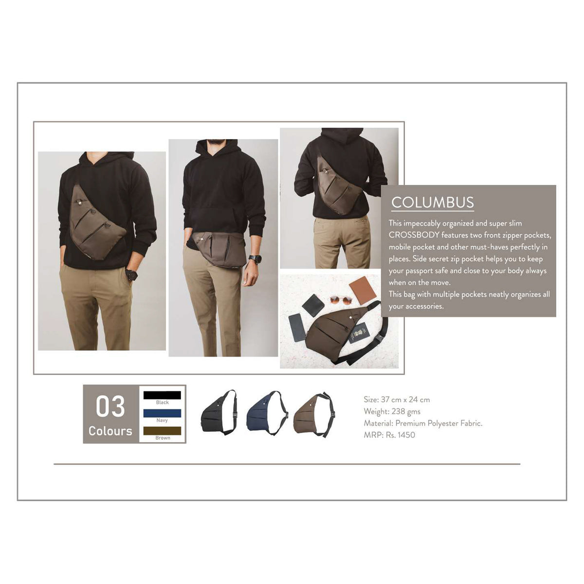 OBLIQUE - COLUMBUS - SLANG BAG