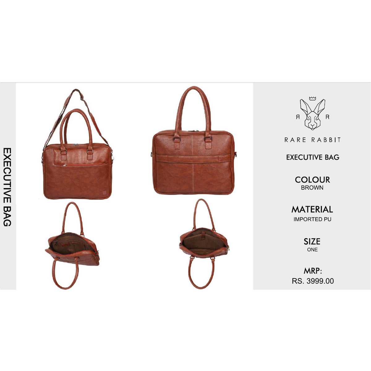 Rare Rabbit Executive Bag