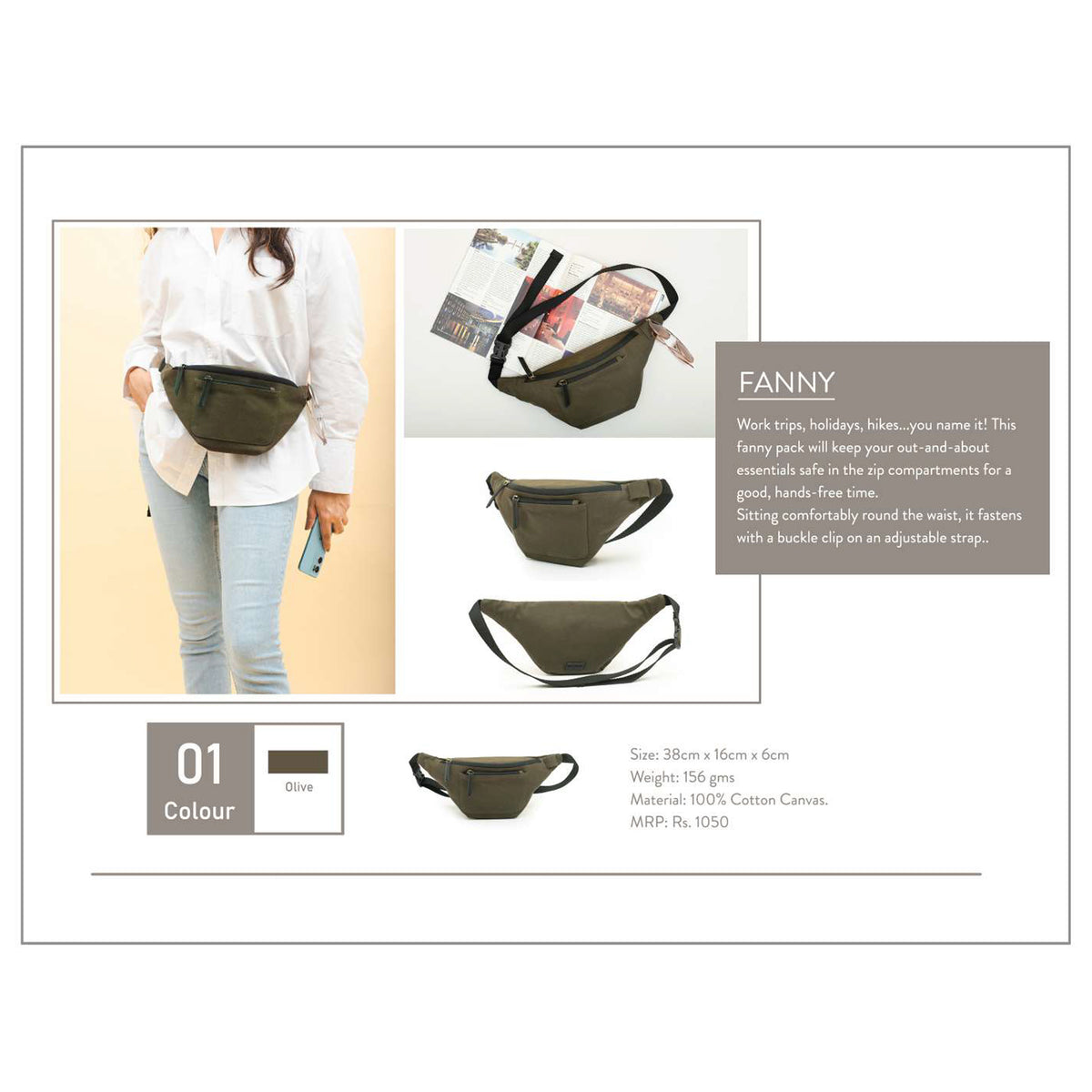 OBLIQUE - FANNY - SLANG BAG