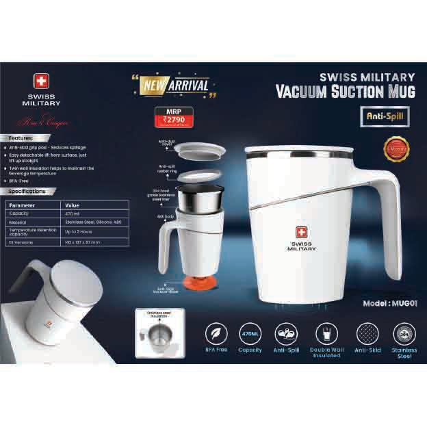 SWISS MILITARY - VACUUM FLASK - MUG01