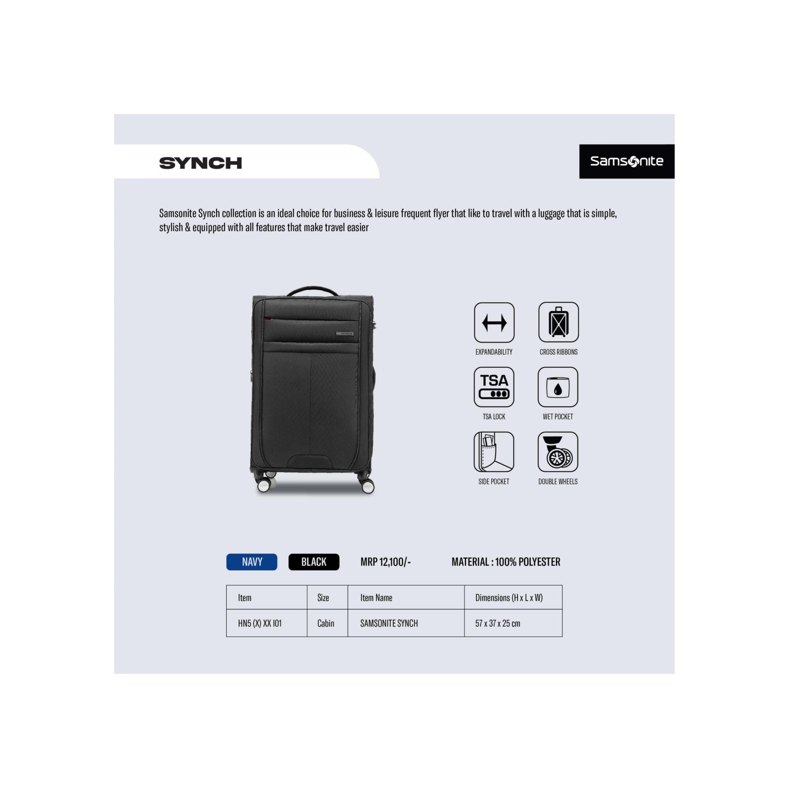 SAMSONITE - SYNCH — Mudramart Corporate Giftings