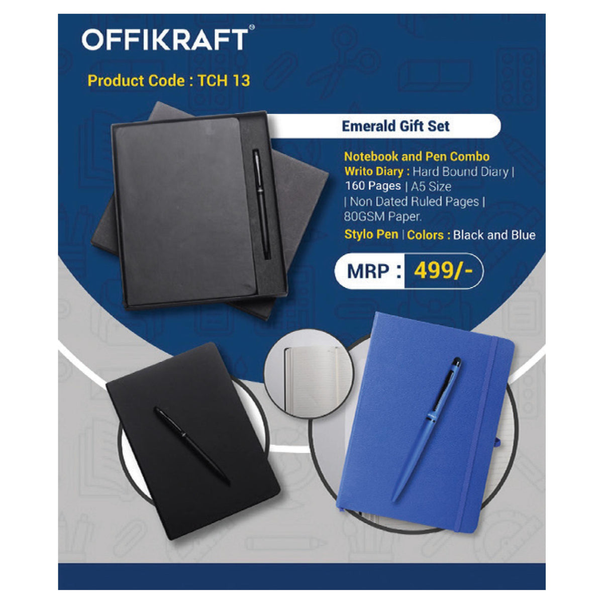 OFFIKRAFT - EMERALD GIFT SET - TCH 13 — Mudramart Corporate Giftings