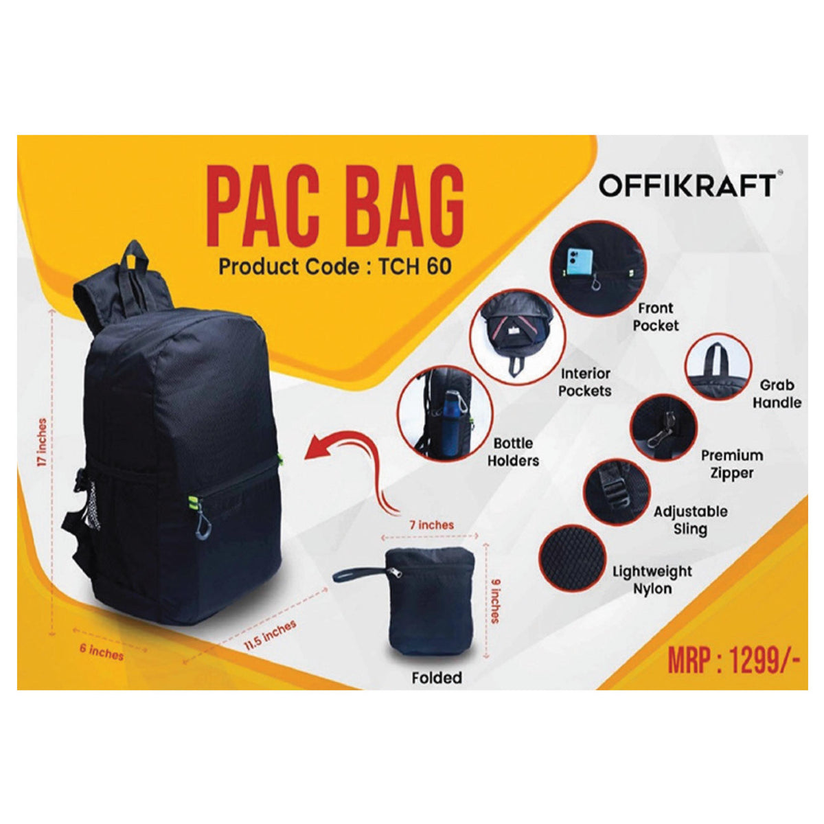 OFFIKRAFT - PAC BAG - TCH 60 — Mudramart Corporate Giftings
