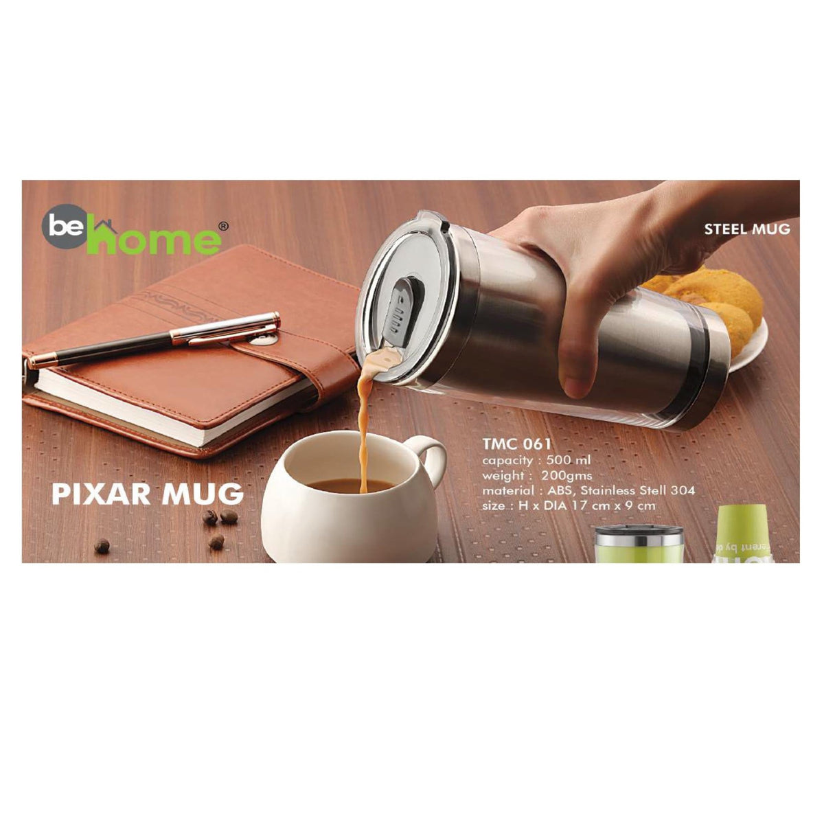 Stainless Steel Mug TMC 061 - 500ml — Mudramart Corporate Giftings